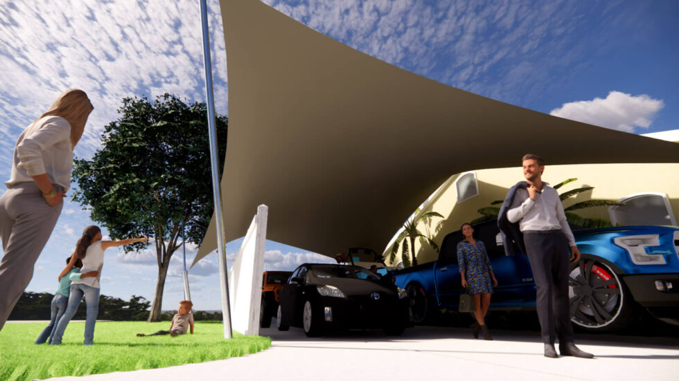 Removable Shade Sail roof solution - Texstyleroofs.com