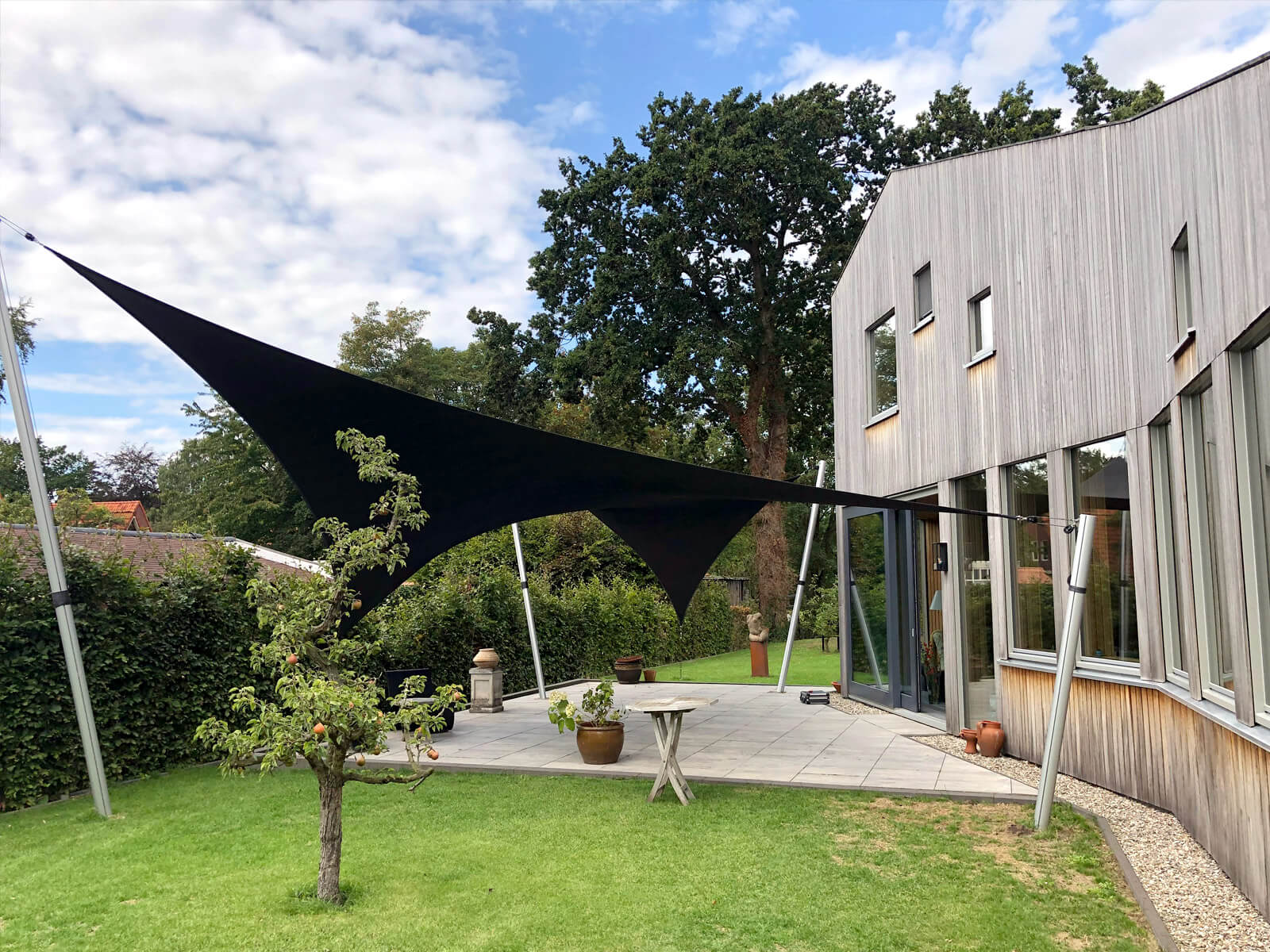 A removable patio cover; Easy to set up and take down. - Texstyleroofs.com