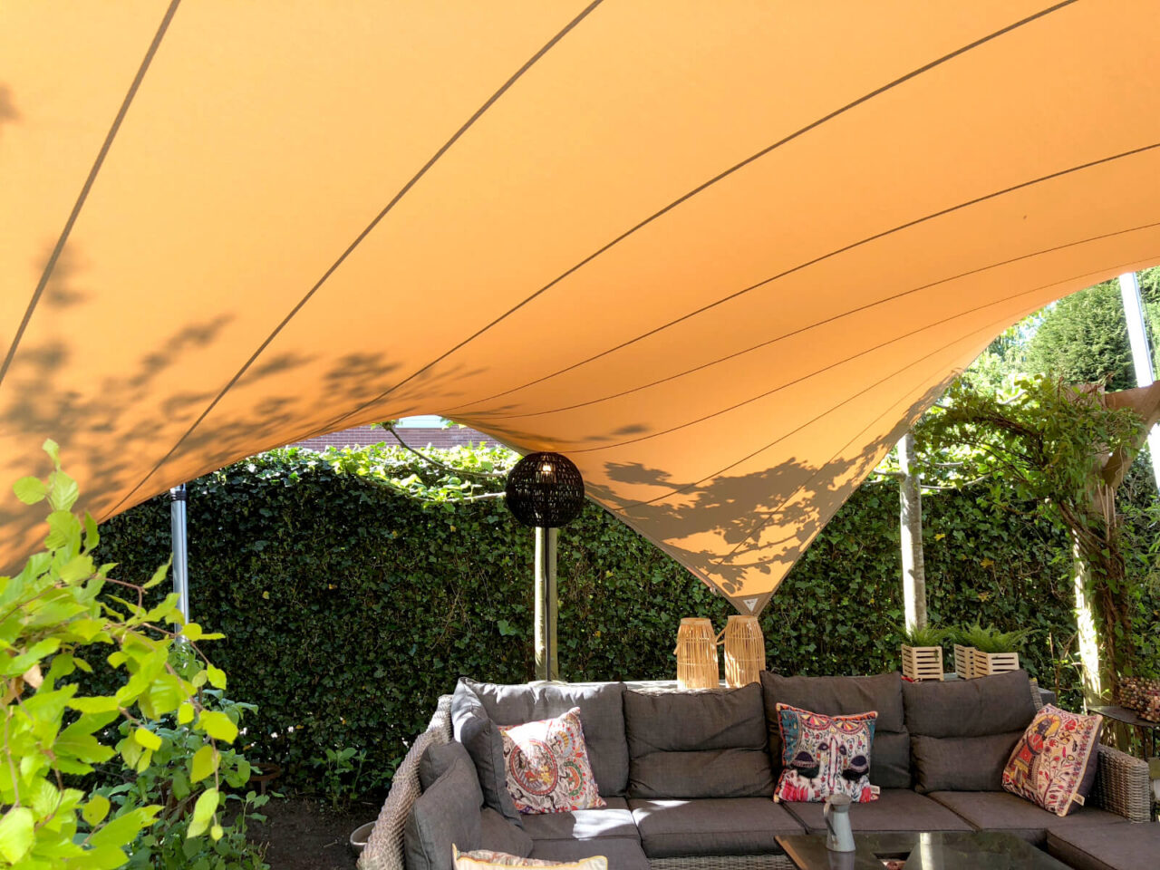 A removable patio cover; Easy to set up and take down. - Texstyleroofs.com